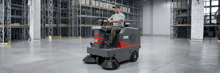 Professional Industrial and Commercial Floor Sweeper – SANITMAX