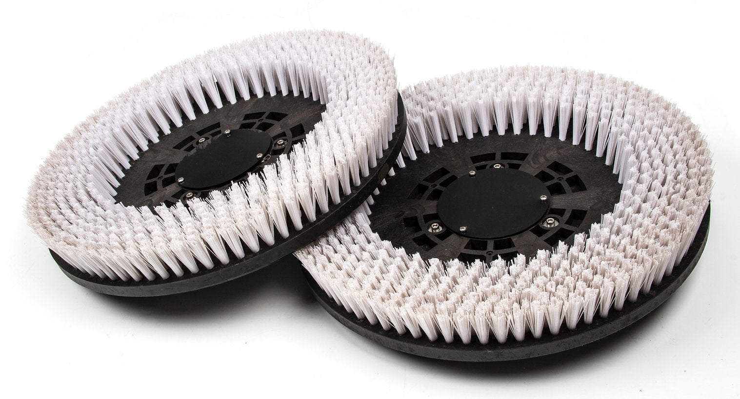 17" White Disk Scrub Brush - Gentle Cleaning for RT120 (Pack of 2 ...