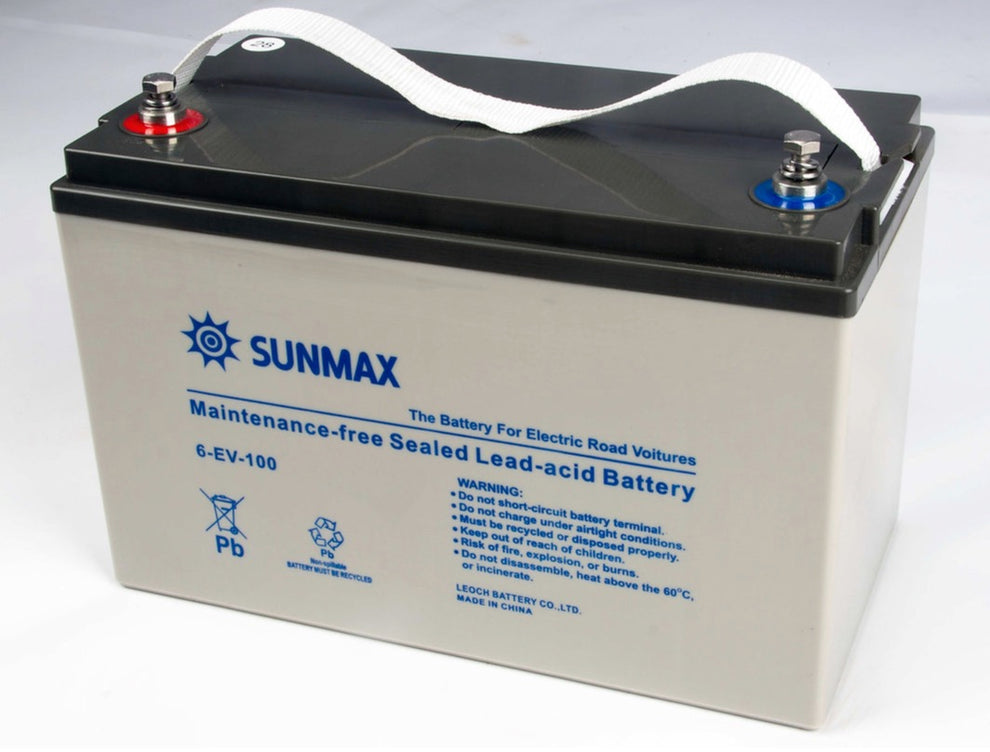 Batteries for SUNMAX RT50, RT50D, RT70 Floor Scrubber Machines (Pack o ...